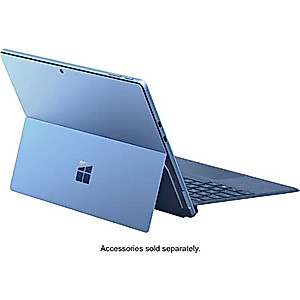 Microsoft Surface Pro 9, 13.3" Touchscreen 2-in-1 Tablet, 12th Gen Intel Core i7-1255U, Intel Iris Xe Graphics, 16GB DDR5 RAM, 512GB SSD, Windows 11h, Sapphire, Device Only, with MTC Stylus Pen