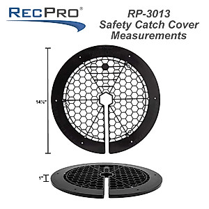 RecPro Ice Fishing Hole Safety Cover | Mesh Ice Hole Lid | Ice Fishing Gear and Accessories