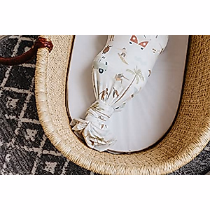 Copper Pearl Large Premium Knit Baby Swaddle Receiving Blanket Maui