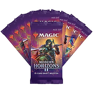 Magic: The Gathering Modern Horizons 2 Bundle | 10 Draft Boosters (150 Magic Cards) + Accessories