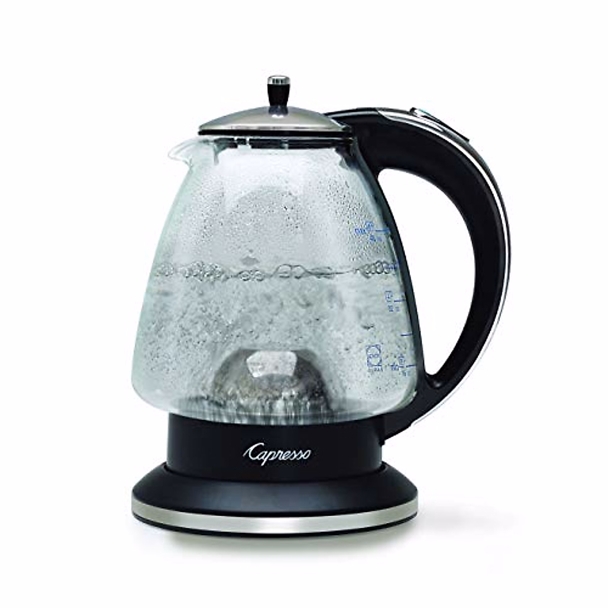 Capresso 240.03 Water Kettle, 48 oz, Polished Chrome and Black