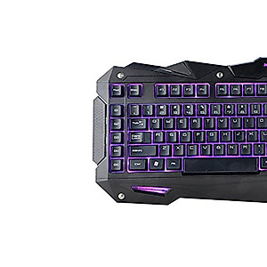 iMicro COBRA 110-Key LED Backlit USB Gaming Keyboard (IM-KBCOBV8)