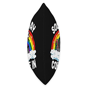 Pride Month LGBTQ Stuff & LGBT Gifts Men Women Sounds Count Me in Opossum Rainbow Flag LGBT Gay Pride Throw Pillow, 16x16, Multicolor