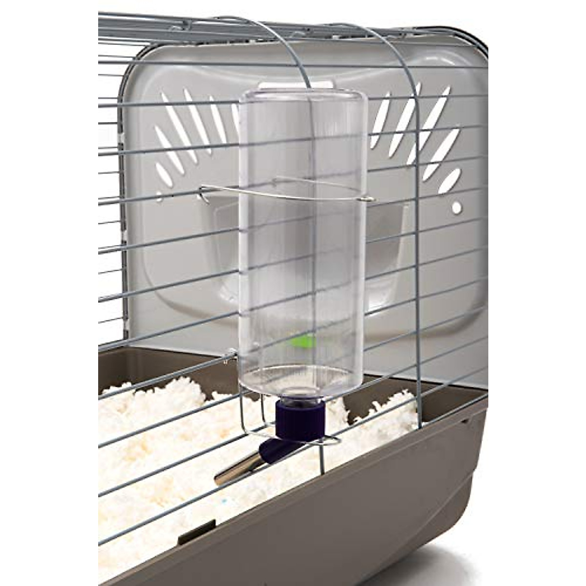 Lixit Standard Cage Water Bottles for Rabbits, Ferrets, Guinea Pigs, Hamsters, Rats, Mice and Other Small Animal's (32 Ounce, Clear)