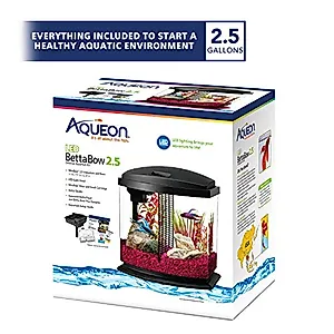 Aqueon BettaBow LED Kit Black 2.5 Gallons