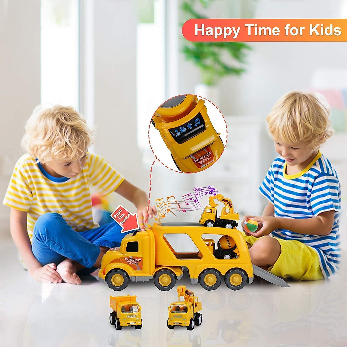 Nicmore Toys for 1 2 3 4 5 6 Year Old Boys, Kids Toys Car for Girls Boys Toddlers, Transport Carrier Truck for Age 3-9 Boys Party Christmas Festival Gifts for Boys Toddler Toys Age 2-4