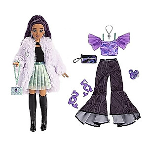 Disney ily 4EVER Dolls Disney 100 - Ursula 11.5" Tall with 13 Points of Articulation, Two Complete Mix-and-Match Outfits and Glittery Mickey Ring for You!