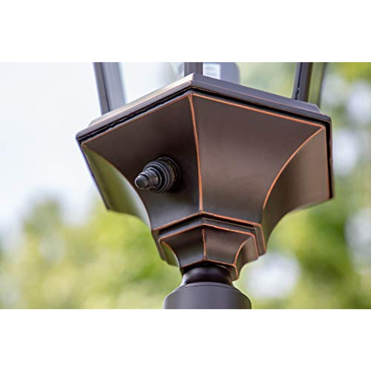 Kenroy Home 93432ORB Villa Waterproof Outdoor Lamp Post Light, Oil-Rubbed Bronze Finish