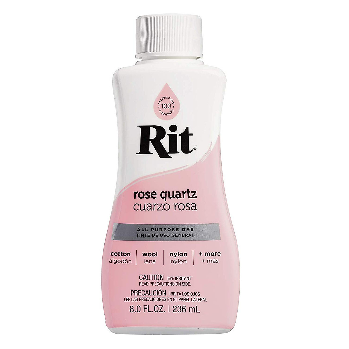 Rit Dye Rosequartz Liquid Dye, 8 oz, Rose Quartz