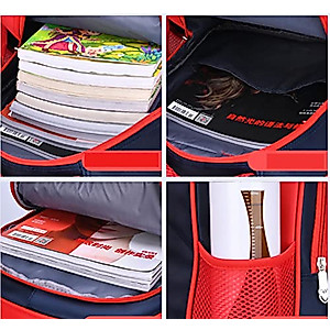 JIAJIAMIN Toddler Kid Boys Backpack 3D Print Comic Cartoon Comic Children Kindergarten Lightweight Elementary Bookbags (C)