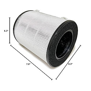 Nispira AP-T20FL True HEPA Replacement Filter Compatible with TotalClean 360° Tower Air Purifier AP-T20 AP-T20WT, 1 Pack