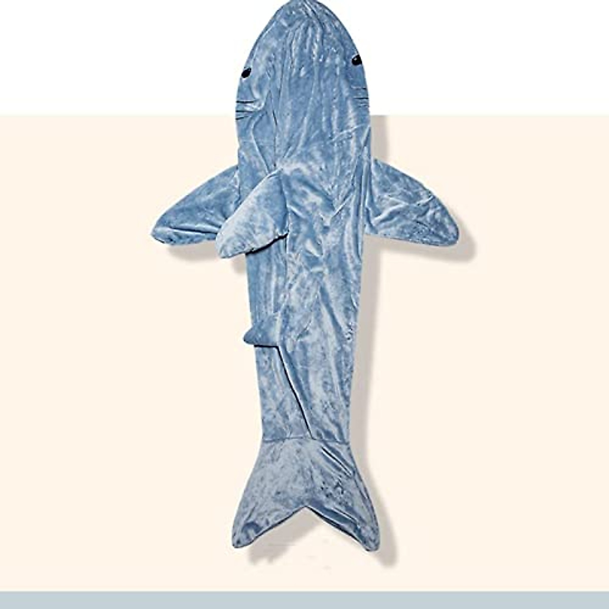 Shark Blanket, Shark Blanket Super Soft Cozy Flannel, Wearable Shark Blanket Adult, Shark Blanket Hoodie (1 pcs)