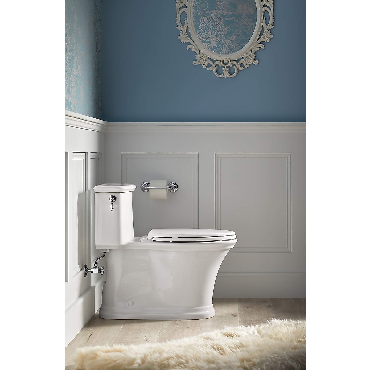 KOHLER Harken One-piece Compact Elongated 1.28 Gpf Toilet