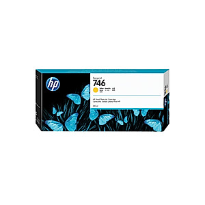 HP 746 Yellow 300-ml Genuine Ink Cartridge (P2V79A) for DesignJet Z6 & Z9+ Large Format Printers