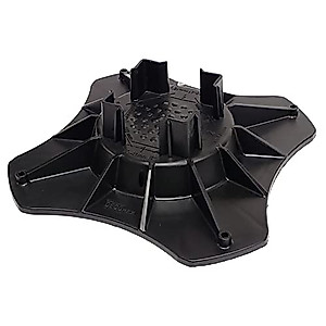 Foundation Block System for 1.5" - 2' Joist and Bearers as Well as 3.5" x 3.5" and 4" x 4" Posts, for Low Profile and Raised Decks, Sheds - DHFB1