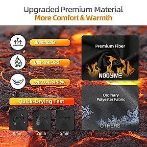 NOOYME Thermal Underwear for Men Long Johns for Men, Long Underwear Mens Base Layer Men for Cold Weather