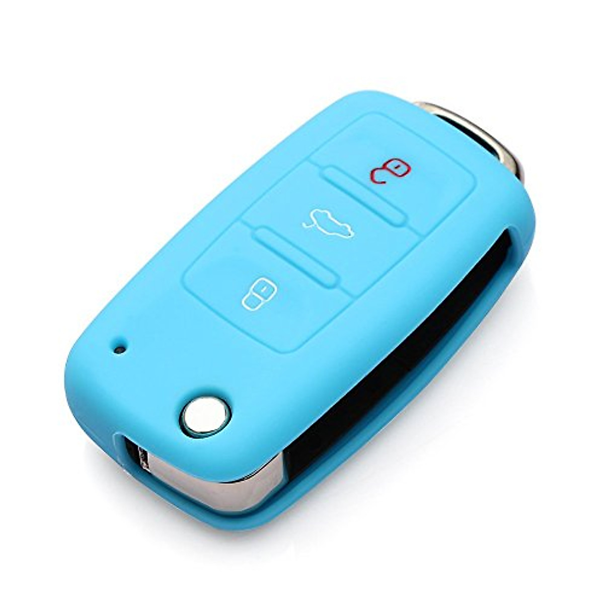 9 moon® Silicone Remote Flip Key FOB Silicone Case Cover for VW Volkswagen New