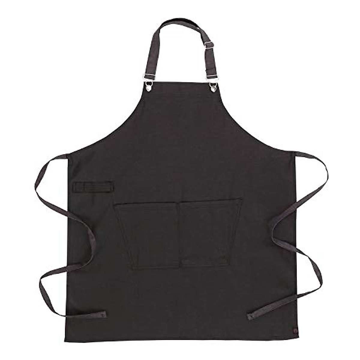Chef Works Unisex Boulder Bib Apron, Purple Black, One Size
