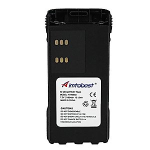 NTN9858C 2100mAh Ni-MH Battery Compatible for Motorola Radio XTS2500 XTS1500 PR1500 MT1500 NTN9858 NTN9815 (OEM Without IMPRES funtion)