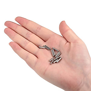 Tool parts 2.6x8mm Dowel Pins - 20pcs Round Head Flat Chamfered End Dowel Pin