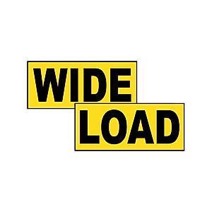ComplianceSigns.com Wide Load Sign, 36x6 inch Magnetic for Transportation