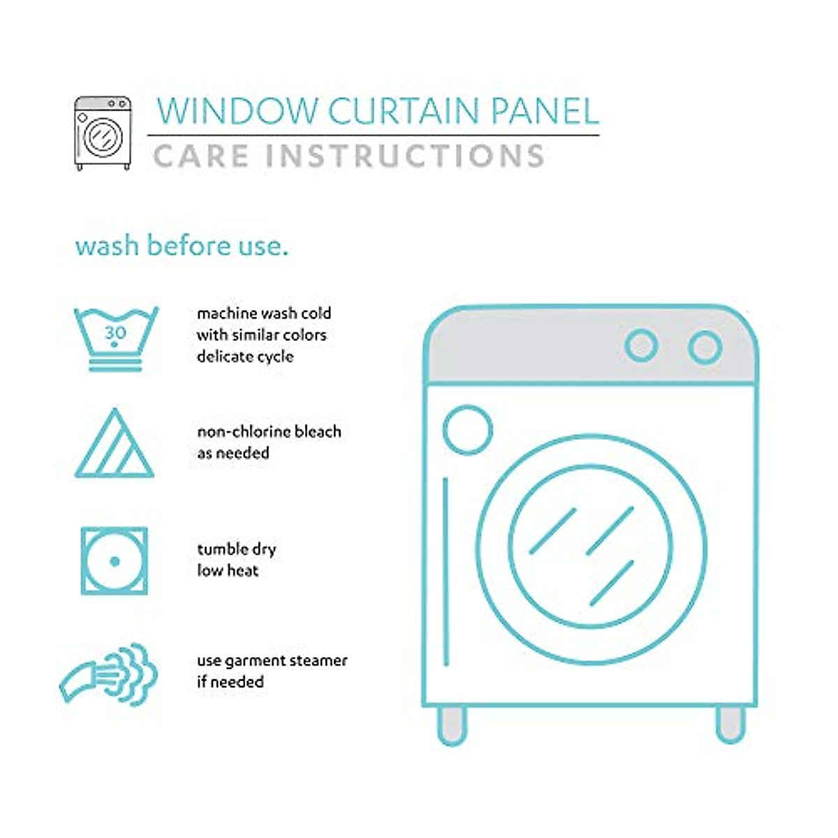 Lush Decor Baby Jungle Adventure Geo Blackout Window Curtain Single Panel, Gray