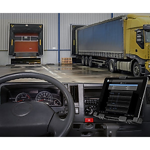 ARKON Mounts Locking Adjustable Tablet Mount with Key Lock for E-Log for Galaxy Tab LG G Pad iPad