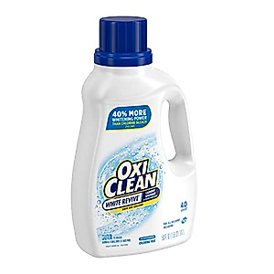 OxiClean White Revive Laundry Whitener and Stain Remover Liquid, 50 fl oz