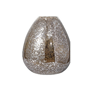 A & B Home Tan Mercury Glass Hour Glass