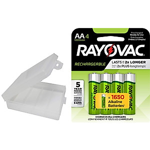 My Battery Supplier Rayovac Rechargeable 1350mAh NiMH AA Batteries 4 Packs