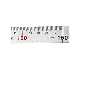 Aexit Stainless Steel Measuring Tools 150x300mm Dual Sides Right Angle Metric Try Square Ruler Model:17as524qo161