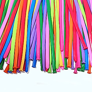 260 Balloons, Long Balloon Animal Twisting Balloons for for Animal Shape Birthdays Clowns Pack of 100(multi)
