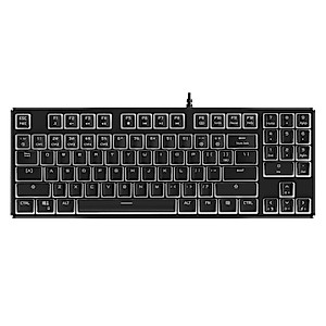 havit Mechanical Gaming Keyboard with RGB Lighting, PBT Pudding Keycaps Tenkeyless TKL Wired Mechanical Keyboard Blue Switches for Windows PC/MAC Games