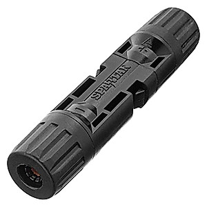 Spartan Power Solar Panel Connectors IP67 1000V 30A (Male & Female) for PV Solar Panels, 10 AWG - 14 AWG - Pack of 10