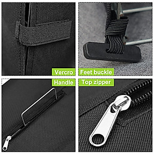 Live Animal Trap Cage Cover, Trap Cage Cover with Breathable Window Cat Trap Cover for 1-2 Door Cage 32 x 10 x 12inch for Raccoon, Squirrel, Skunk,【Only Cover 】(Black)