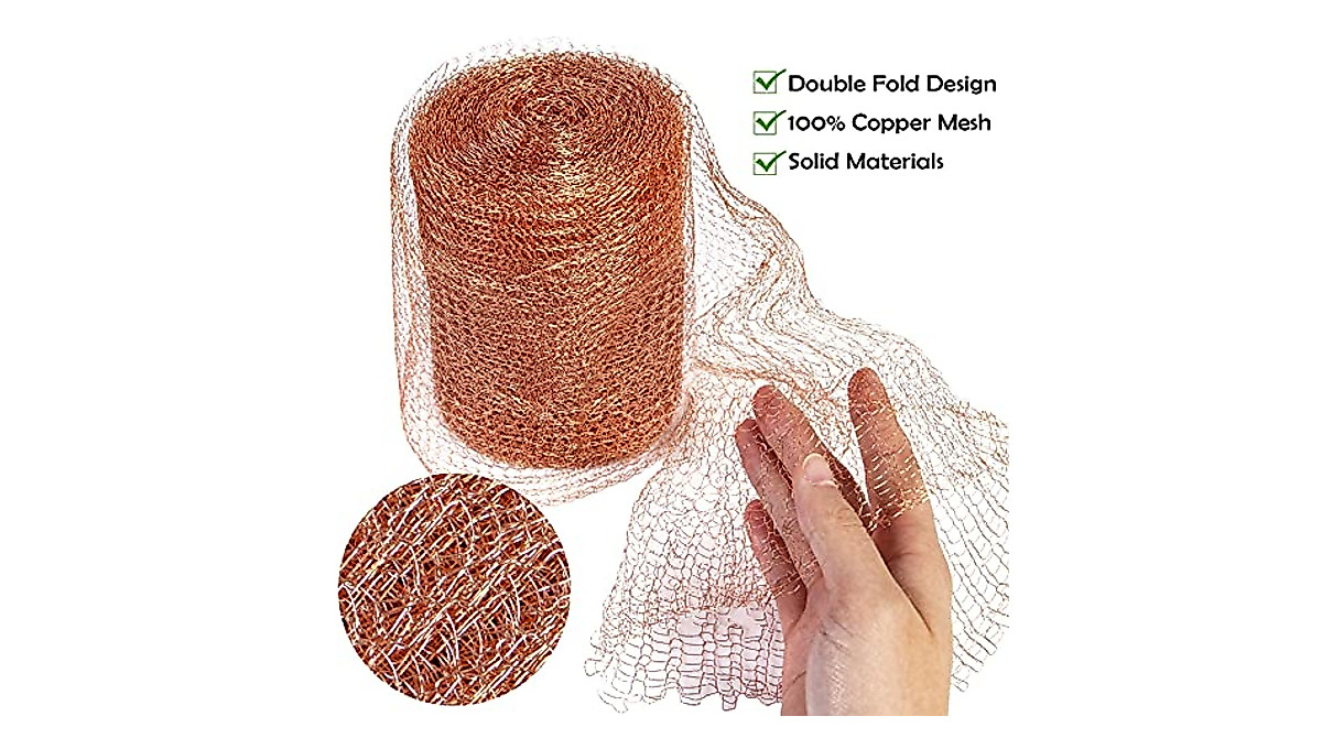 Copper Mesh Roll for Rodent & Pest Control - 32 Ft Pure Copper