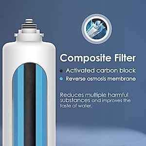 Waterdrop WD-G2MRO Filter, Replacement for WD-G2-W, WD-G2-B Reverse Osmosis System, 2-year Lifetime, Reduce PFAS