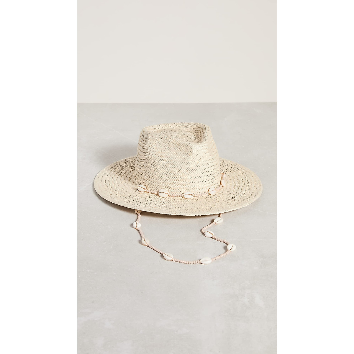 Lack of Color Women's Seashells Fedora, Natural, Tan, S