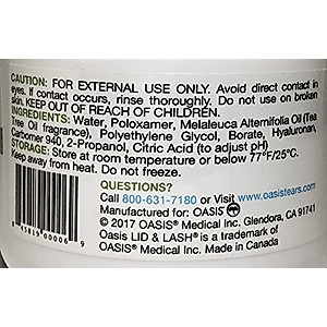 Oasis LID & LASH Eyelid & Lash Cleansing Pads