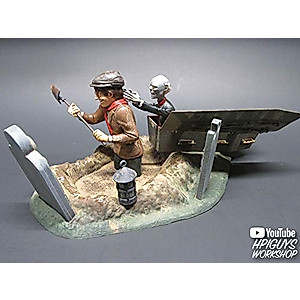 Polar Lights Disney Haunted Mansion: The Grave Robber's Demise/Grave Robbers Reward 1:12 Scale Diorama Model Kit with Moveable Parts