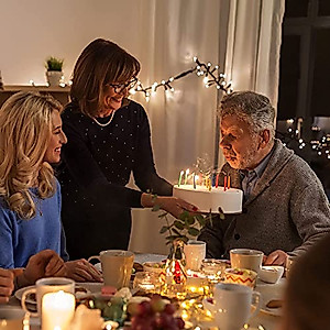 Magic Trick Relighting Candle, 40 Packs Birthday Candles Fun Prank Kit Cake Tricks and Decorations for Birthday, Party, Christmas, Celebration (Multi, 40Pieces)