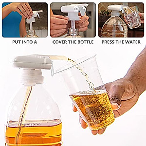 Automatic Drink Dispenser, Milk Dispenser, Hands-Free Milk, Automatic Drink Dispenser with Electric Tap, Drink Dispenser for Milk Juice Beer & More, Hands-Free No Overflow