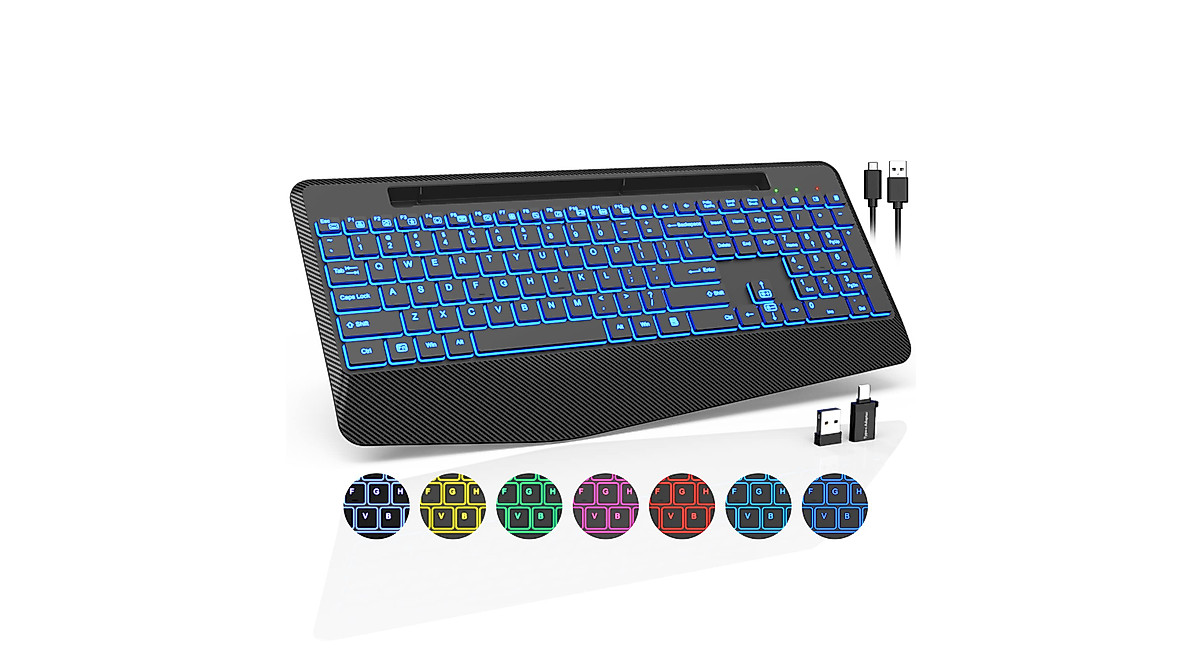 Trueque Wireless Keyboard with Backlit & Ergonomic Comfort