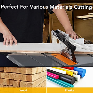 Table Saw 8.5 Inch, Portable Jobsite Table Saw With Stand & Clean Cover, 15A, 5000RPM Clean Table Saws, Adjust 90° Cross Cut 0-45° Bevel Cut, Miter Saw Table Low Noise for Woodworking, Metal