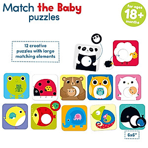 Banana Panda Memory Game and Matching Puzzle Bundle for Toddlers