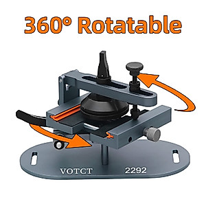 VOTCT Phone Screen Separator Aluminium Alloy Phone Screen Opener with Suction Cup Heating Free 360 Rotatable LCD Screen Opening Tool Cellphone Repair Jig Kit Compatible for iPhone Samsung Huawei