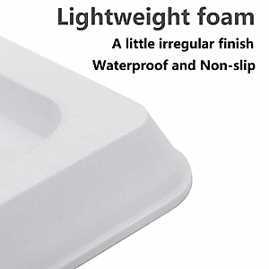 YUSOVE Marine Foam Phone Holde,Boat Dash Accessory Perfect for Fishing Boat Center Consoles,Boat Storage Organizer,with 3M Adhesive Backing (White)