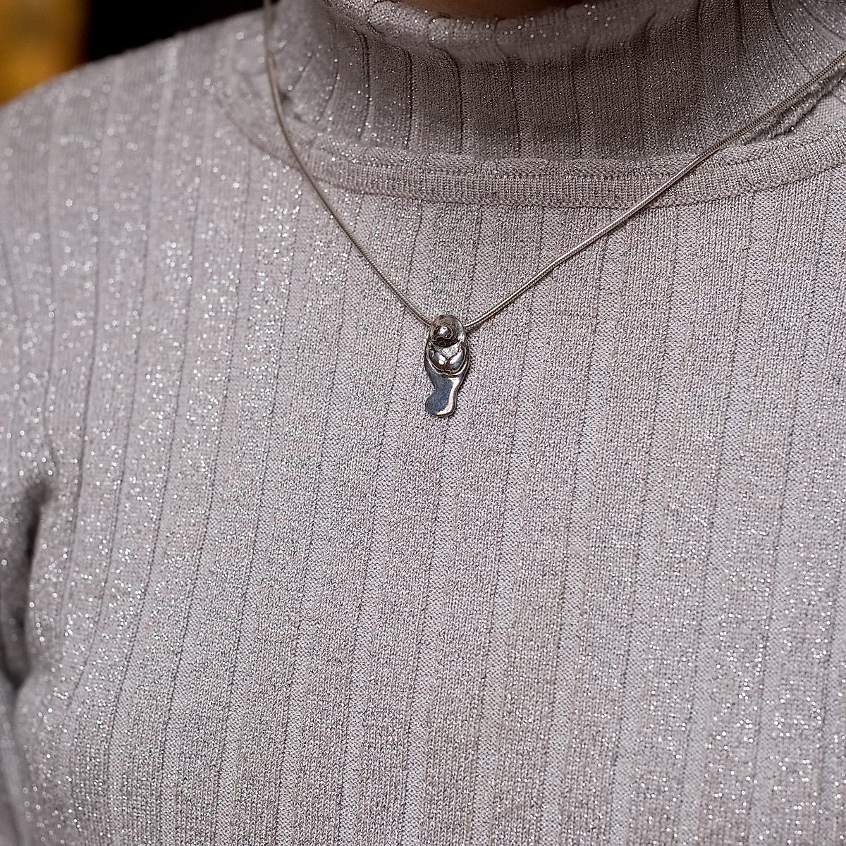 The Magic Zoo Manatee Sterling Silver Pendant – Handcrafted in the USA – Manatee Jewelry for Women