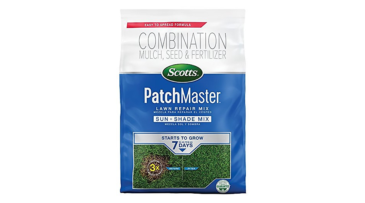 Scotts PatchMaster Lawn Repair Mix Sun + Shade Mix, Combination Grass ...