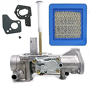FanzKo 498298 5HP Carburetor for Briggs and Stratton Carburetor-498298 Briggs Carb Gasket Air Flter Set Kit Craftsman Lawn Mower Parts